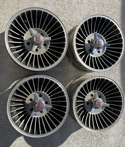 Set of (4) Western Cyclone/Turbine Rims w/Western Spinners 16 x 7 | eBay