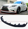 For 14-16 Lexus IS250 IS350 F-Sport Painted Black Front Bumper Splitter ...