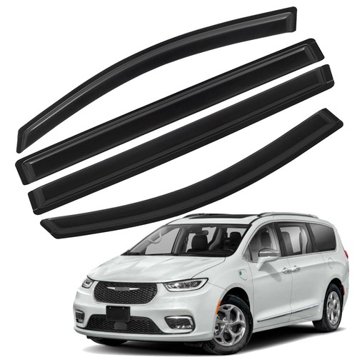 Rainproof Deflector Rain Guard Window Vent Visor for 2017-2025 Chrysler ...