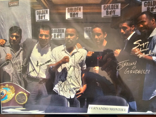 PONCE DE LEON, BARRERA, JUAREZ, GONZALEZ & MOSLEY 16X12 AUTOGRAPHED ...