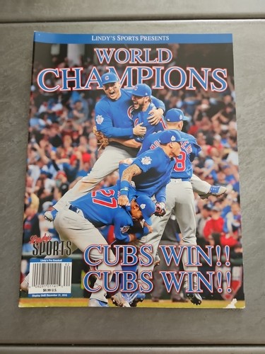 2016 Lindy's Sports Presents WORLD CHAMPION CHICAGO CUBS Special Edtn ...