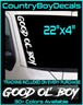 Good Ole Boy Vinyl Decal Sticker South Country Turbo Diesel Truck 6.7 6 ...