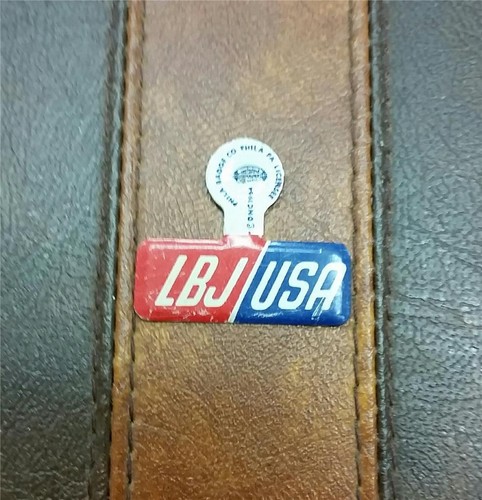 RARE Vintage Presidential Campaign PIN PINBACK Button "LBJ / USA ...