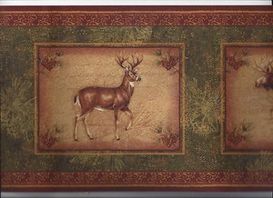 Animal Wallpaper Border Indiana Wallpaper Borders for sale | eBay