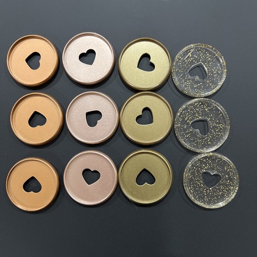Happy Planner Hearts Expander Discs/GOLD/Size 1 1/4" in/12 pcs/Medium ...
