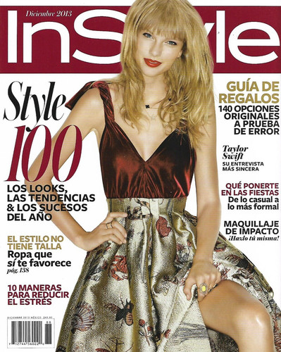 TAYLOR SWIFT INSTYLE MEXICAN MAGAZINE MEXICO SPANISH DECEMBER 2013 | eBay