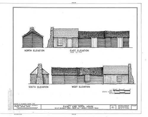 HABS TEX,152-LUBBO,13- sheet 3 4 - Picket & Sotol House, National ...