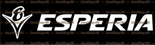 Esperia Bikes - Outdoor Sports - Bicycles - Vinyl Die-Cut Peel N' Stick ...