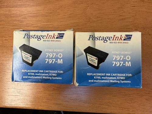 PostageInk.com 797-0 797-M Red Ink Cartridge - Mailstations K700 & K7M0 ...