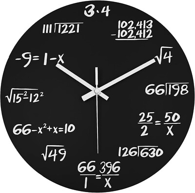 Las mejores ofertas en Reloj de matemáticas | eBay