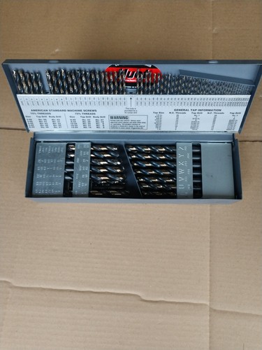 Huot Combination Drill Index Bit Set & Original Steel Case -USA ...