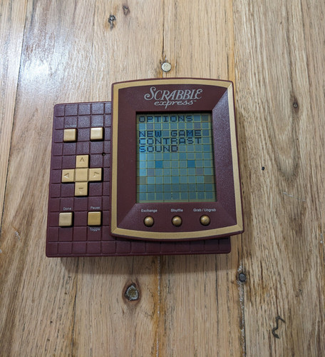 Scrabble Express Handheld Electronic Game. Vintage Hasbro 1999. Tested ...