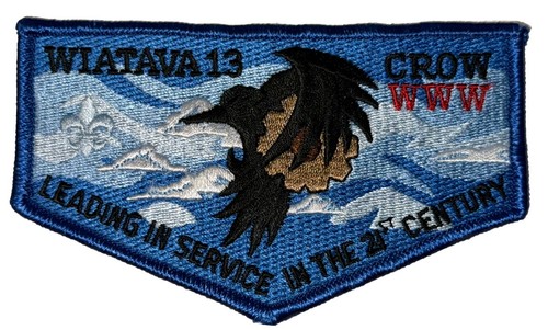 Boy Scout OA 13 Wiatava Lodge Crow Chapter Flap | eBay