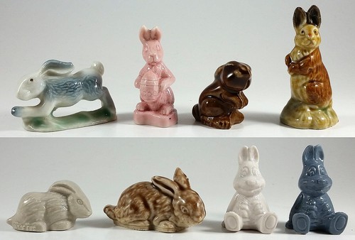 WADE GROUP OF 7 RABBITS RANGING FROM 1984-2001 | eBay