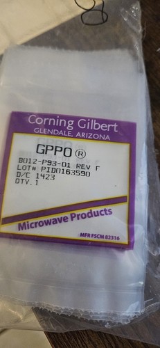 Corning Gilbert B012-P93-01 GPPO Male Surface Mount Full Detent, QTY 5 ...