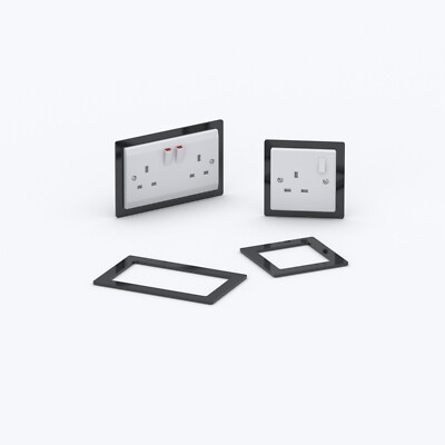 Double Socket Finger Plate for sale | eBay UK