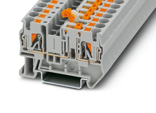 1pcs PHOENIX CONTACT , PT 4-MT - Knife-disconnect terminal block ...