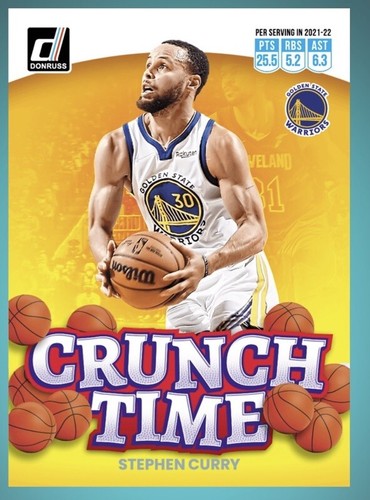 2022-23 Panini Donruss Crunch Time - STEPHEN CURRY (Panini NBA DUNK ...