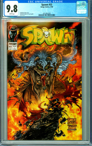 SPAWN #53 CGC 9.8 WP Todd McFarlane MODERN Age IMAGE COMICS 1996 | eBay