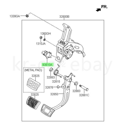 938103S700 Switch Assy-Stop Lamp(4P) For Hyundai Kia Models 93810-3S700 ...