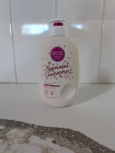 EOS Peppermint Cashmere Body Lotion, 24Hour Moisture, 16 fl oz (Limited ...