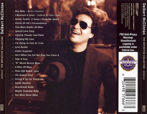DELBERT MCCLINTON - THE DEFINITIVE COLLECTION [REMASTER] NEW CD ...