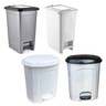 3L Pedal Bin With Inner Plastic Bucket Home Office Garbage Waste Bin ...