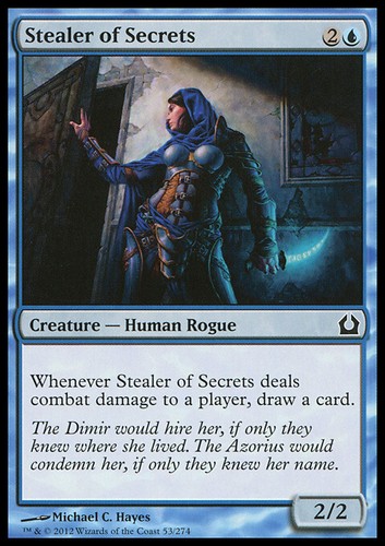 MTG Magic the Gathering Stealer of Secrets (53/286) Return to Ravnica ...