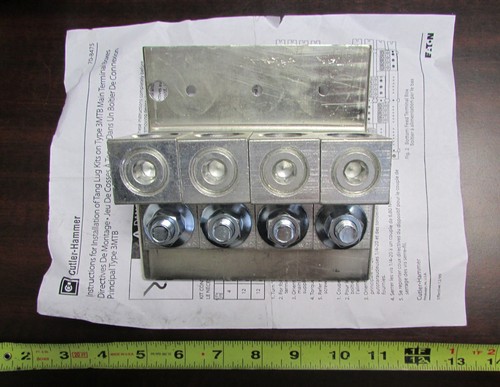 Cutler Hammer Eaton 1/0-300 MCM Tang Neutral Lug Assembly for 3 MTB ...