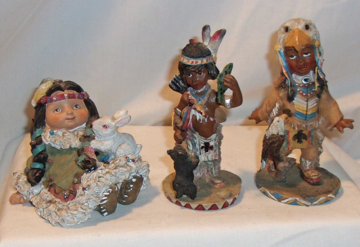 Conjunto De Figuras Indias De Enesco Enesco | Loja Dos POP's