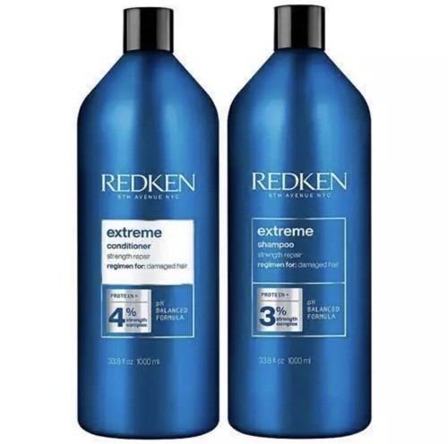 Redken Extreme Length Shampoo and Conditioner Set. Liter Each. New and ...