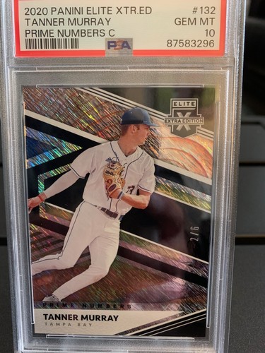 Tanner Murray 2020 Elite Extra Edition Prime Numbers C GEM MT 10 Card 2 ...