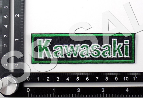 KAWASAKI EMBROIDERED PATCH IRON/SEW ON 4-1/8''x 1-1/4" NINJA H2R VULCAN ...