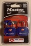 Master 4688D Luggage Lock Flexible Cable Protects Zipper TSA Accepted ...