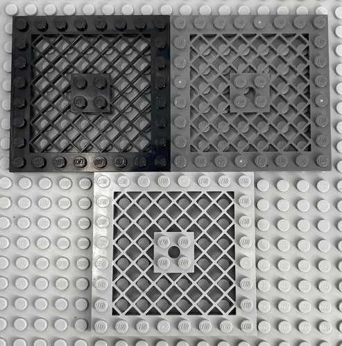 LEGO Parts 4151 (1pc) Plate Modified 8x8 w Grille with hole Choose ...