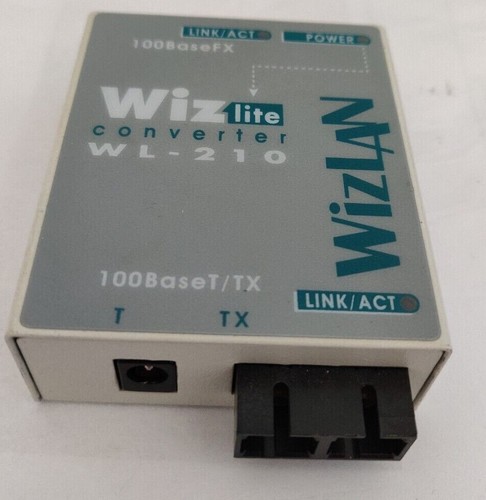 WizLAN WizLite WL-210 10/100BaseT/TX to 100BaseFX Enhanced Converter | eBay
