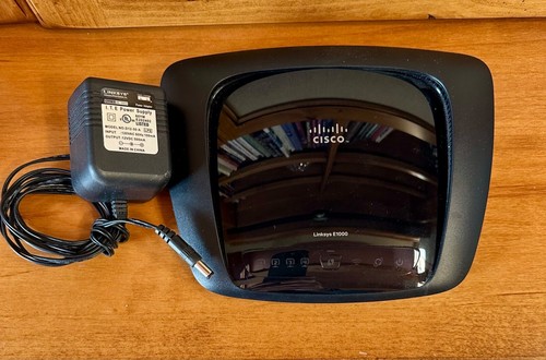 CISCO-LINKSYS E1000 WIRELESS ROUTER-4 FAST ETHERNET PORTS 10/100 2.4GHz ...