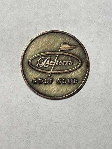 Rare Belterra Golf Club 1" Coin Style Golf Marker - Florence, Indiana ...