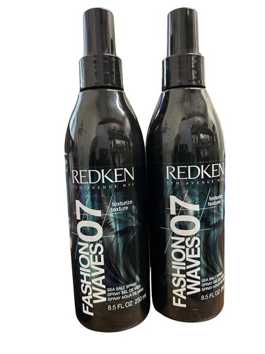 Redken 2 Pack Fashion Waves 07 Texturizing Sea Salt Spray - 8.5oz | eBay
