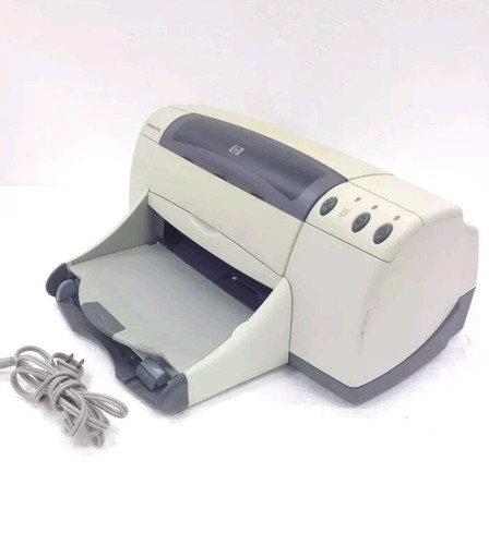 HP Deskjet 940C Standard Inkjet Printer w/ Cables Powers On -untested ...