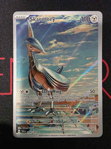 Pokémon TCG: Skarmory 209/191 Illustration Rare Surging Sparks NM | eBay