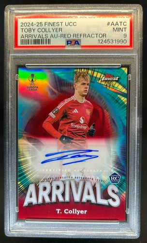 2024-25 Finest UEFA Toby Collyer Arrivals Auto RC Red Refractor #4/5 ...
