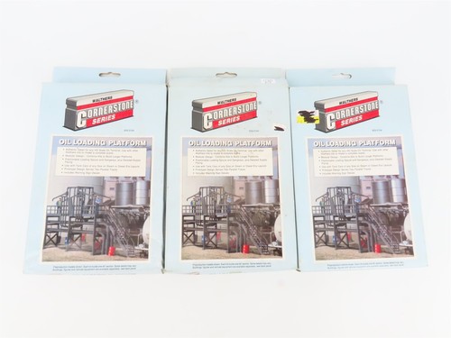 LOT of 3 HO 1/87 Scale Walthers Cornerstone Kits #933-3104 Oil Loading ...
