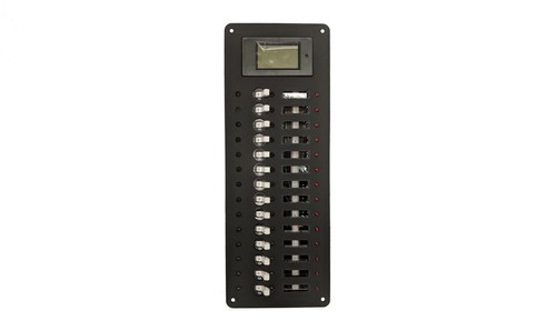 15A AC Power Distribution Panel With Digital Multi Meter Volt/Amp/Watt ...