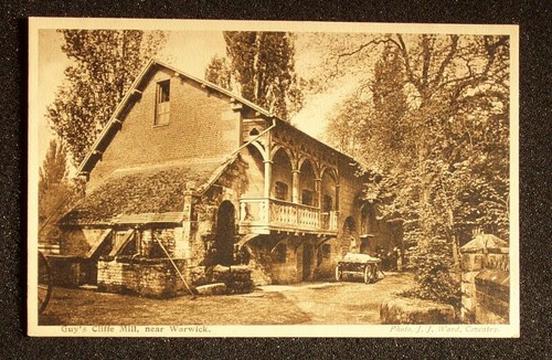 1920s? Guy's Cliffe Mill Warwick UK Warwickshire Co Postcard | eBay