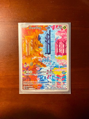 Pokémon TCG Deerling 165/162 Temporal Forces - Holo, Illustration Rare ...