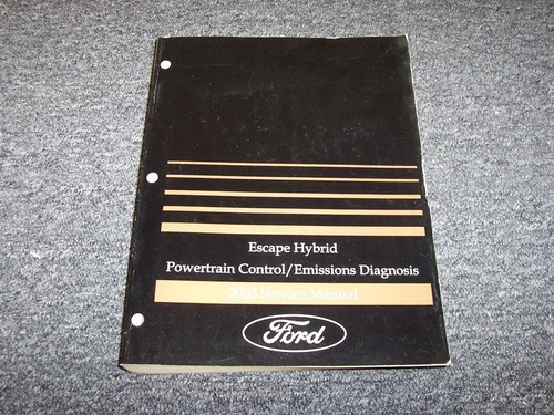 2005 Ford Escape Hybrid Powertrain Control & Emissions Service Repair ...