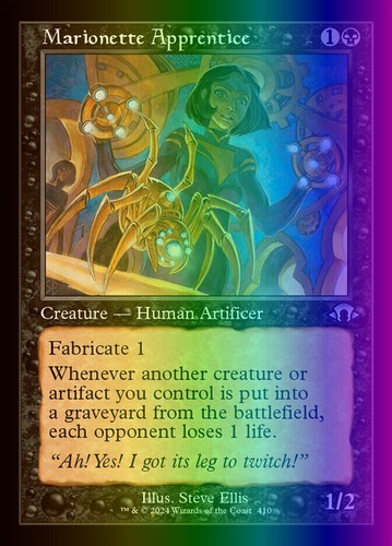 MTG Marionette Apprentice (410/703) Modern Horizons 3 LP FOIL | eBay