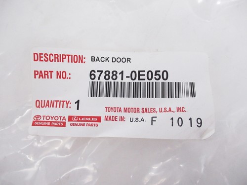 Toyota OEM Highlander Liftgate Tailgate Hatch-body Weatherstrip Seal ...