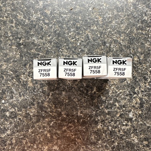 NGK (7558) ZFR5F V-Power Spark Plug - Set of 4 | eBay